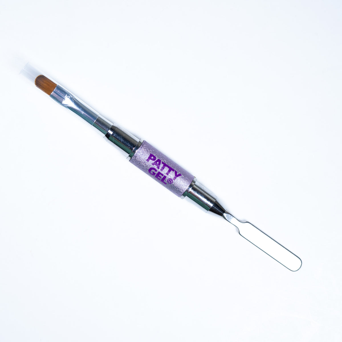 Patty Gel Brush/Spatula (Purple) | Nail Art Supplies | LongHairPrettyNails