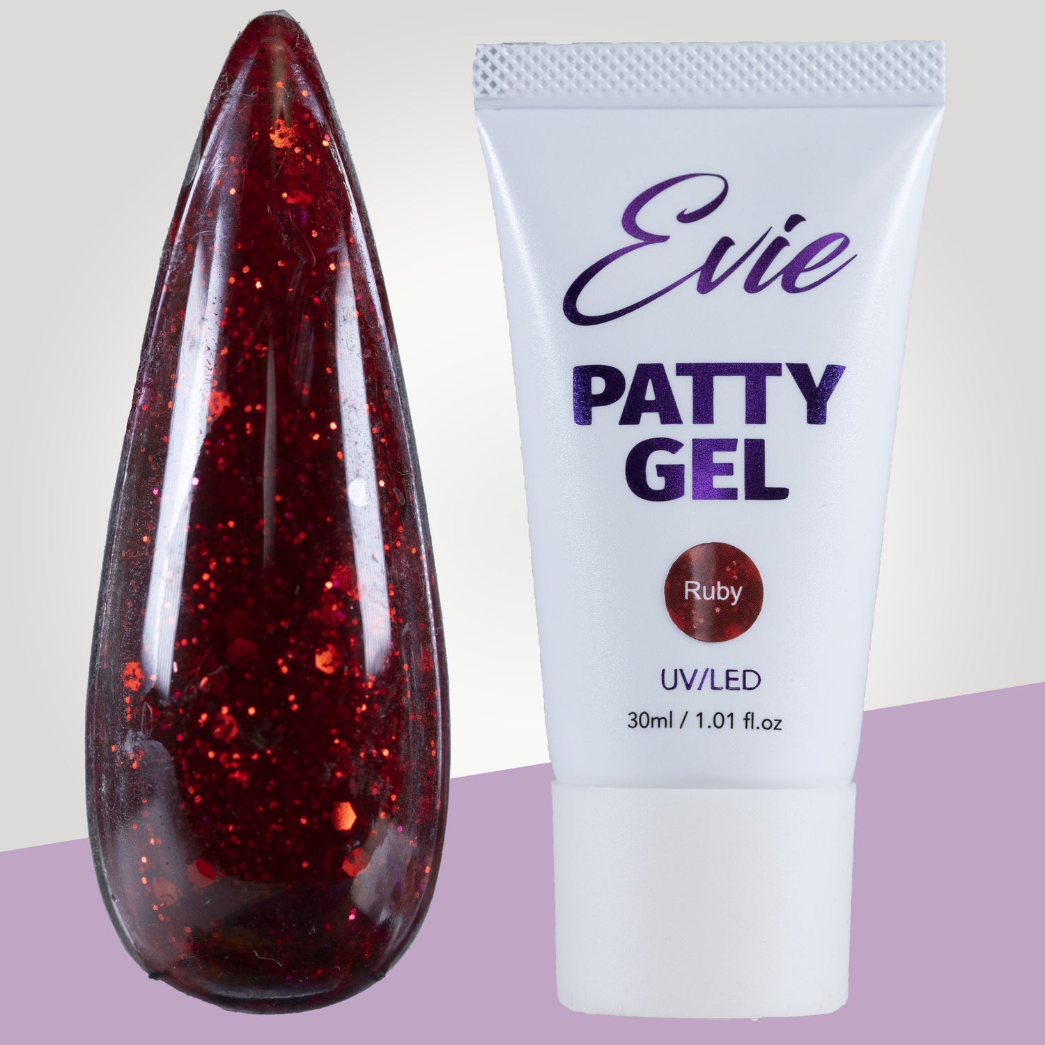 PattyGel® Poly Nail Gel - Ruby (30ml) – LongHairPrettyNails